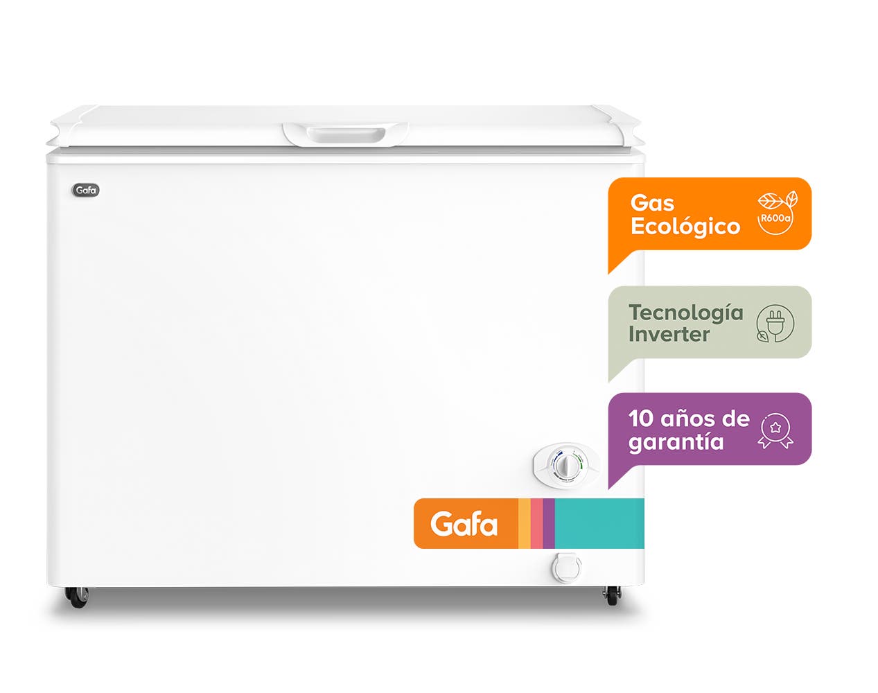 Freezer FGHI300B-L blanco 280 lt Inverter Gafa | Cetrogar